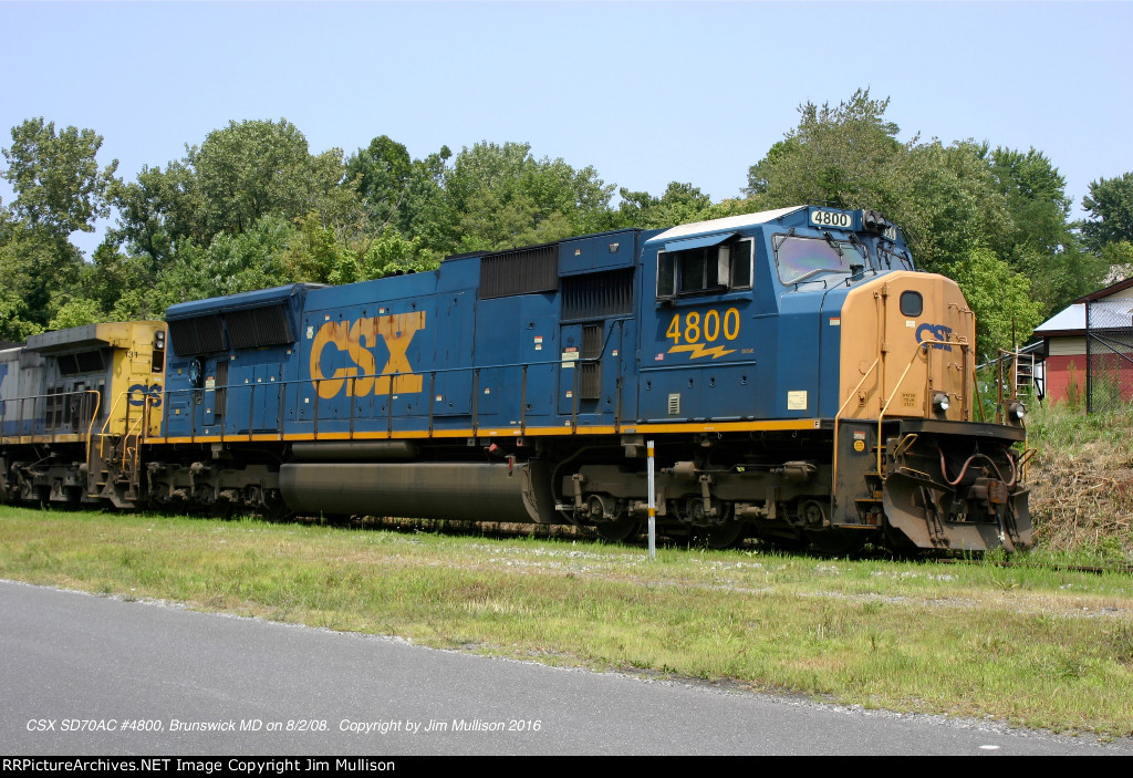 CSX #4800 SD70MAC